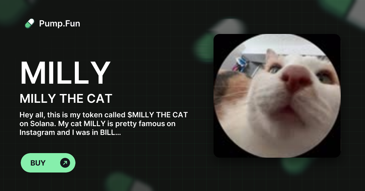 MILLY THE CAT (MILLY) - Pump