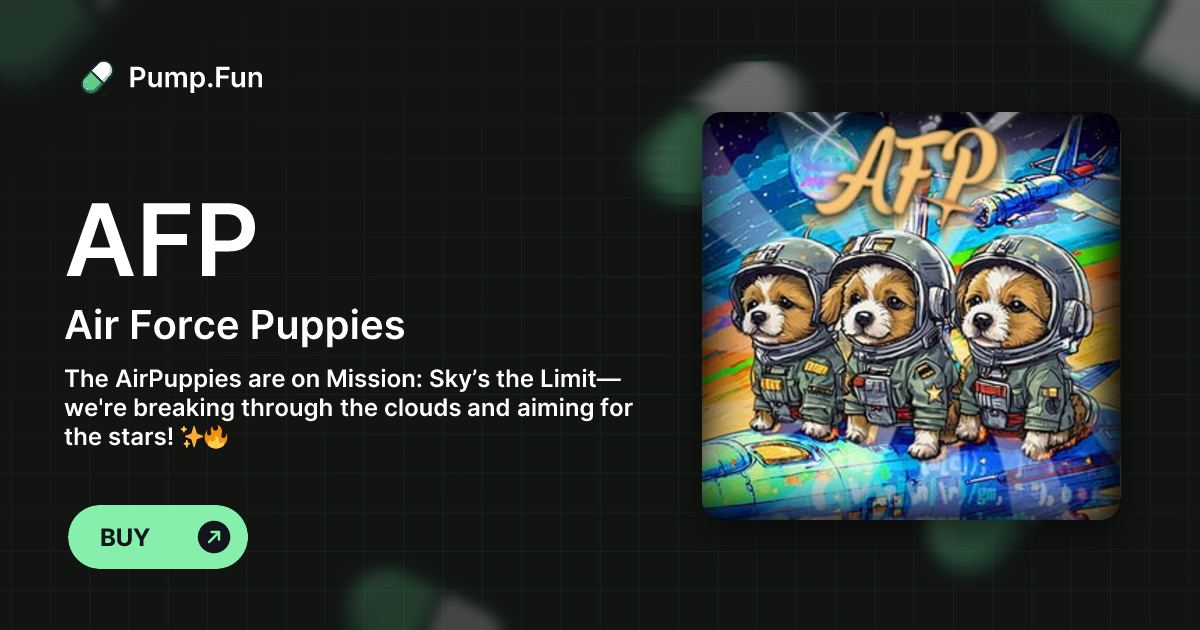 Air Force Puppies (AFP) - Pump