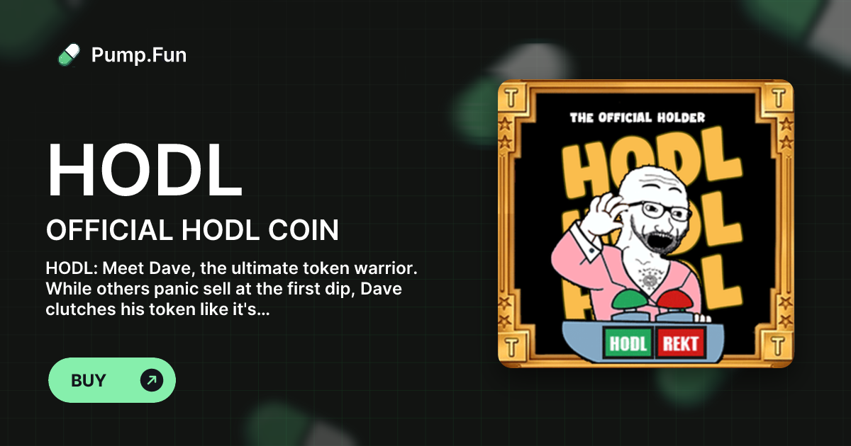 OFFICIAL HODL COIN (HODL) - Pump