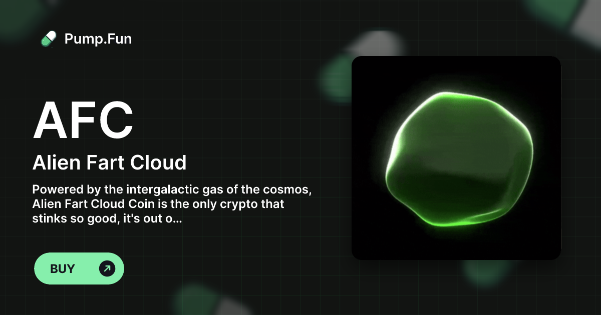 Alien Fart Cloud (AFC) - Pump