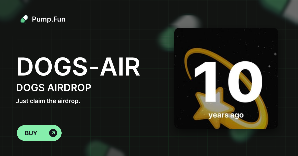 DOGS AIRDROP (DOGS-AIR) - Pump