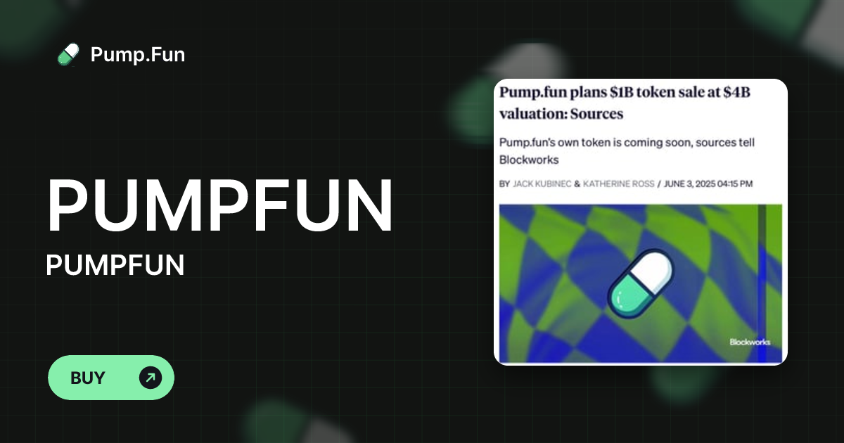 PUMPFUN (PUMPFUN) - Pump