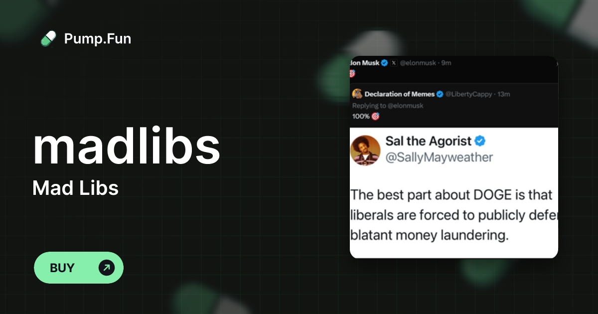 Mad Libs (madlibs) - Pump