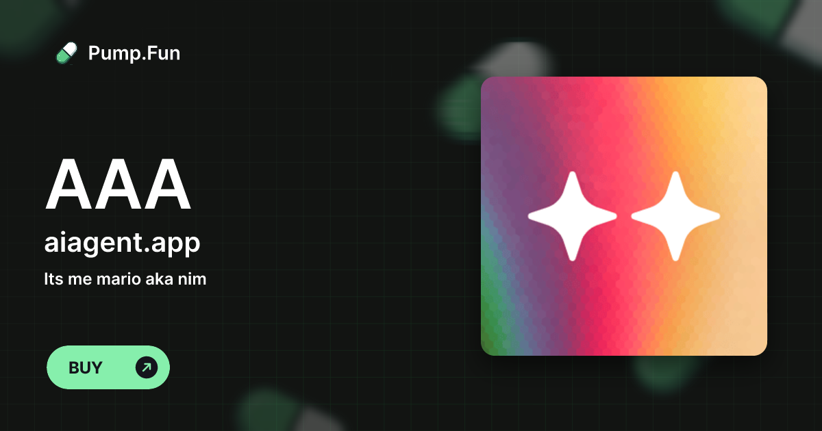aiagent.app (AAA) - Pump