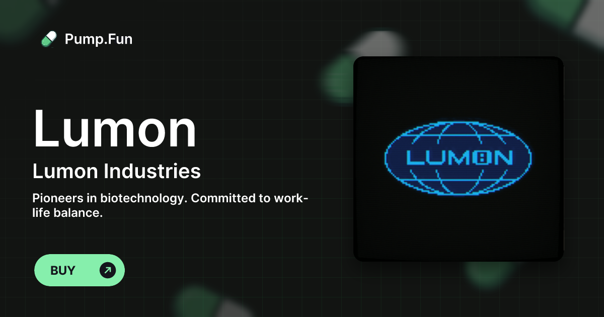 Lumon Industries (Lumon) - Pump