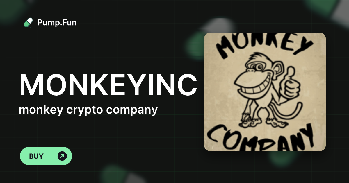 monkey crypto company (MONKEYINC) - Pump