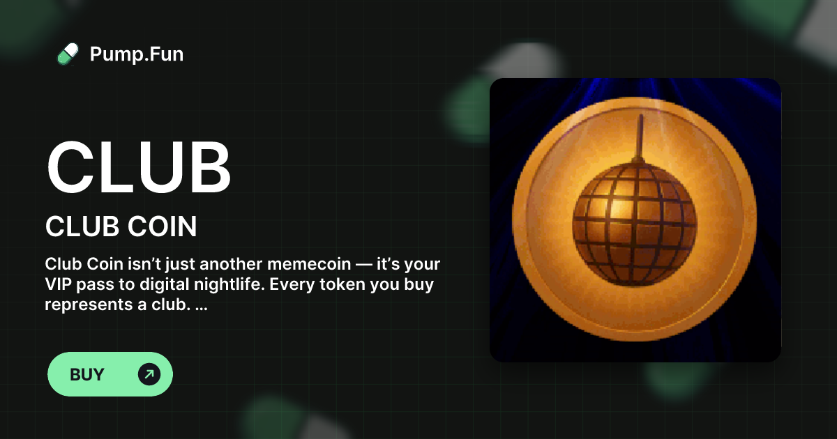 CLUB COIN (CLUB) - Pump