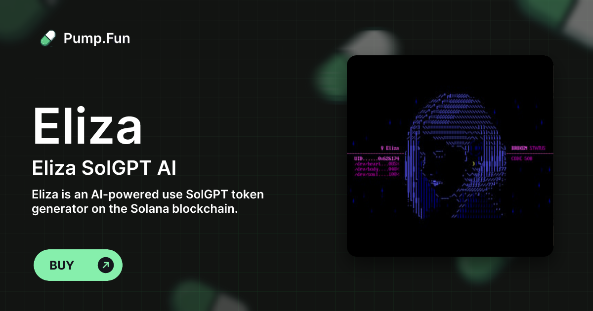 Eliza SolGPT AI (Eliza) - Pump