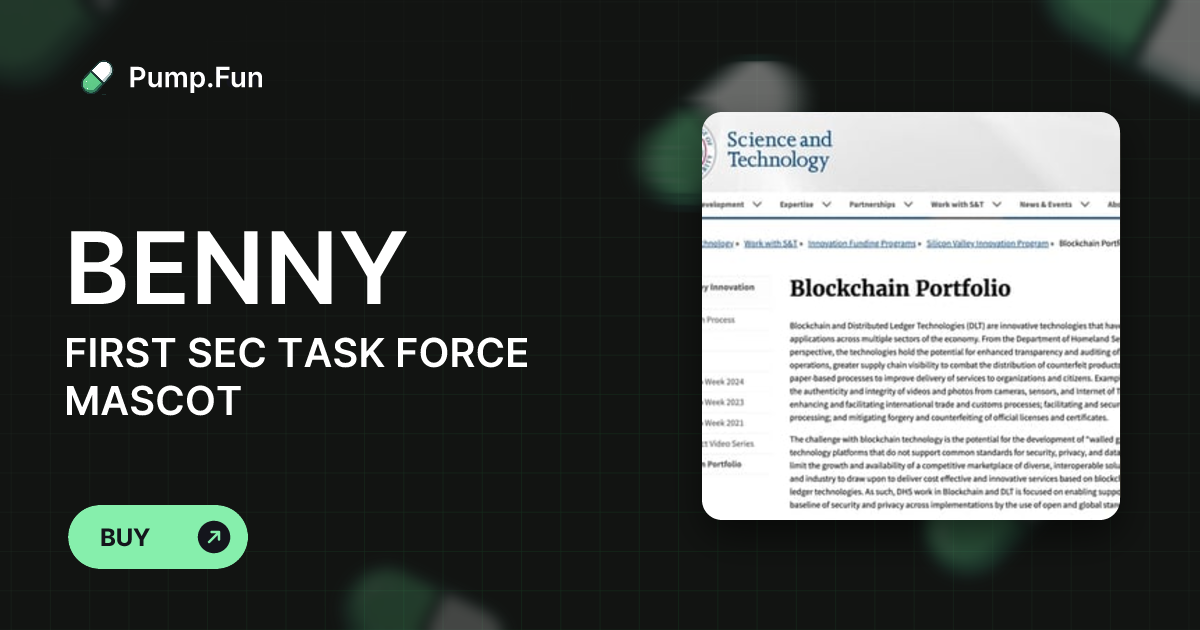 FIRST SEC TASK FORCE MASCOT (BENNY) - Pump