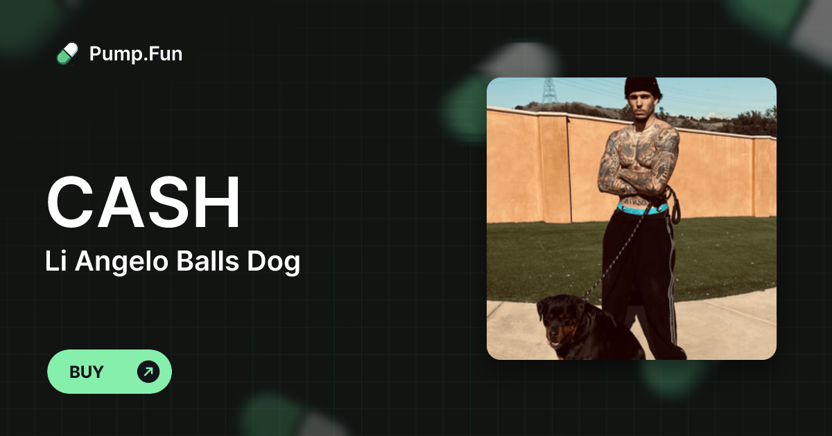 Li Angelo Balls Dog (CASH) - Pump