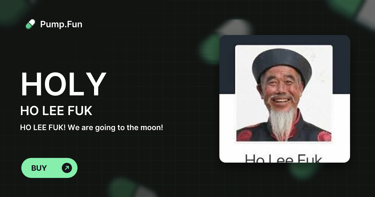 HO LEE FUK (HOLY) - Pump