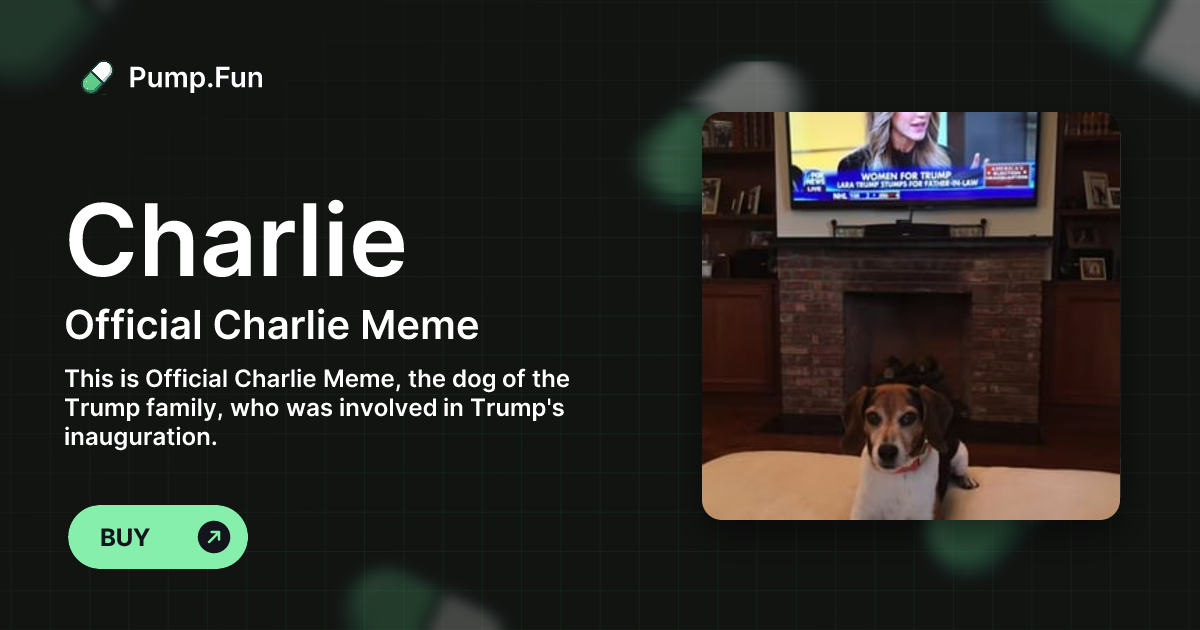 Official Charlie Meme (Charlie) - Pump