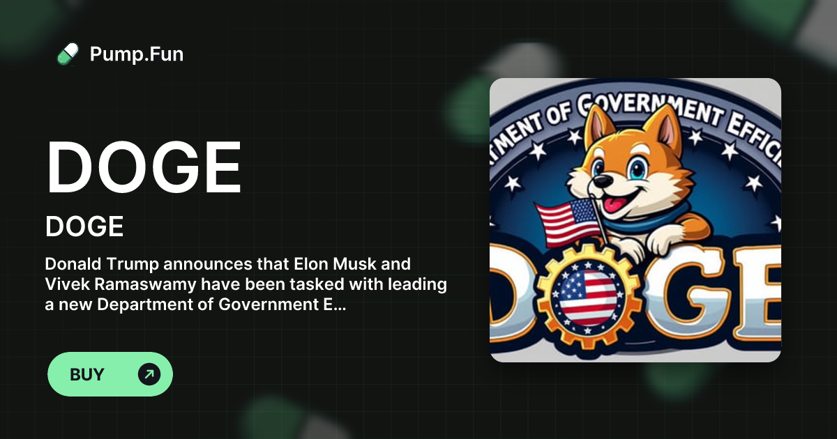 DOGE (DOGE) - Pump