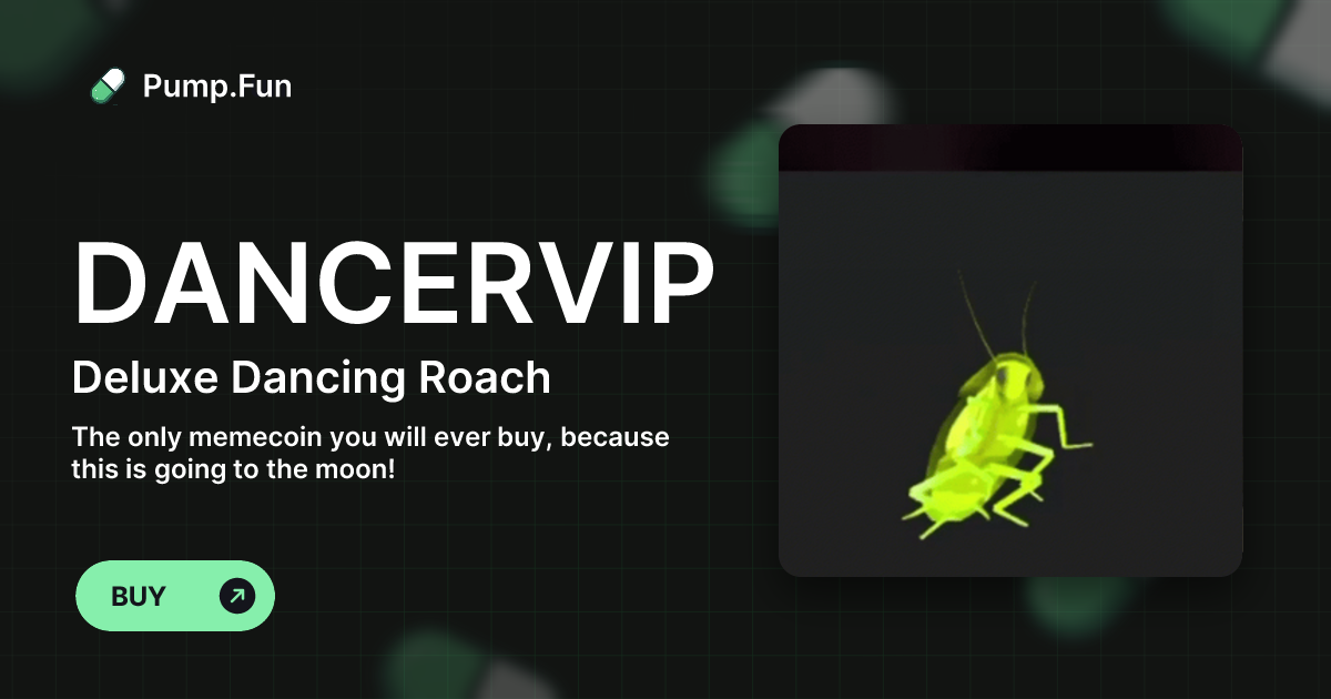 Deluxe Dancing Roach (DANCERVIP) - Pump