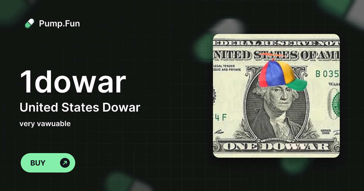 United States Dowar (1dowar) - Pump