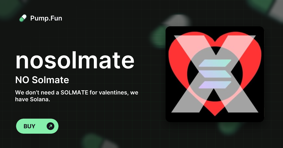 NO Solmate (nosolmate) - Pump