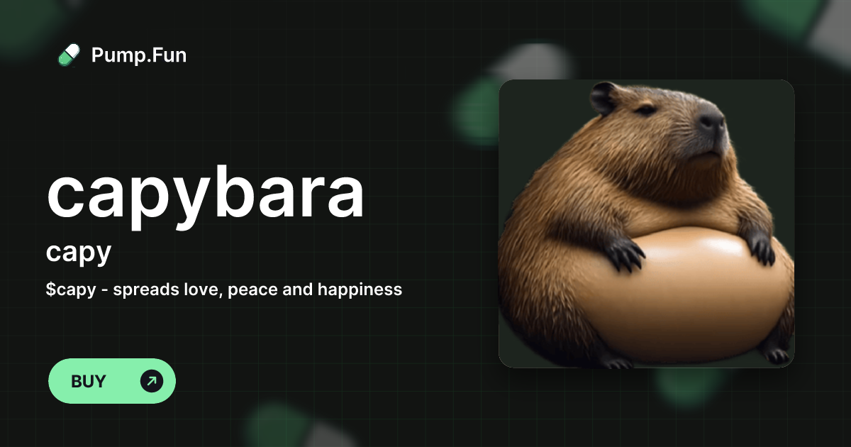 capy (capybara) - Pump