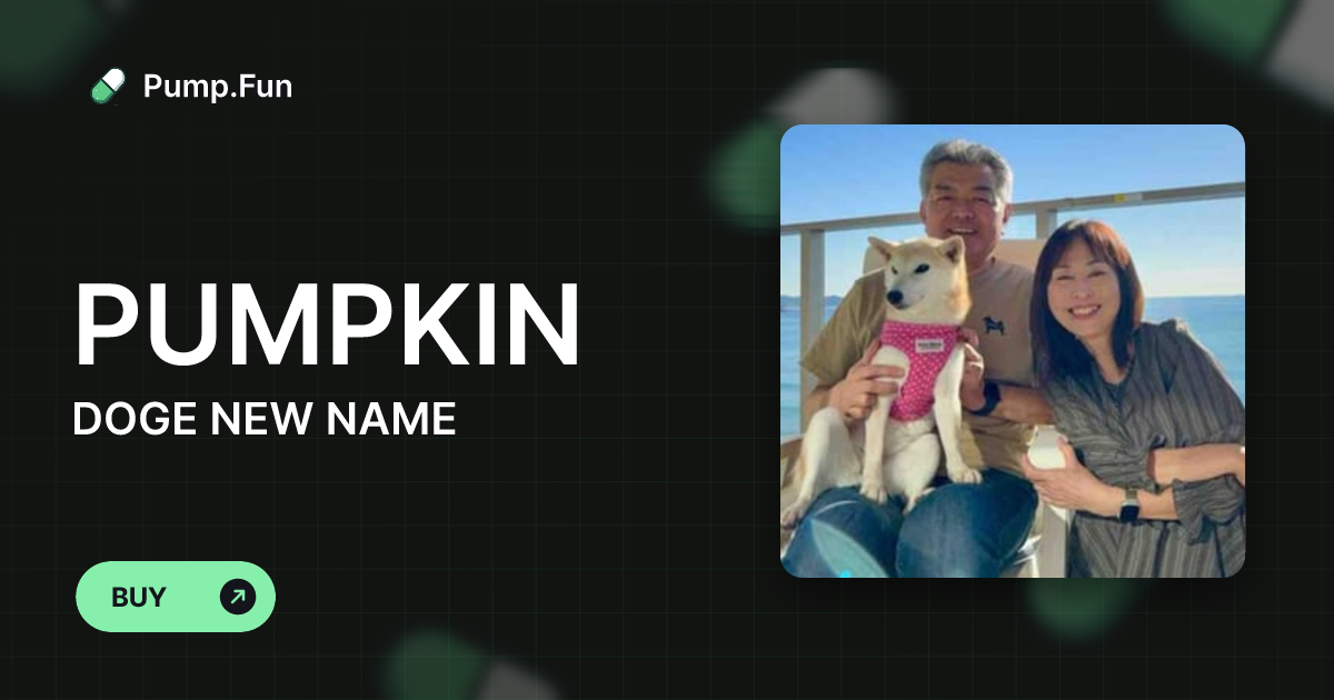 DOGE NEW NAME (PUMPKIN) - Pump