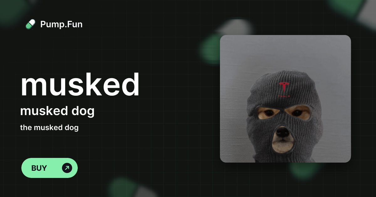 musked dog (musked) - Pump