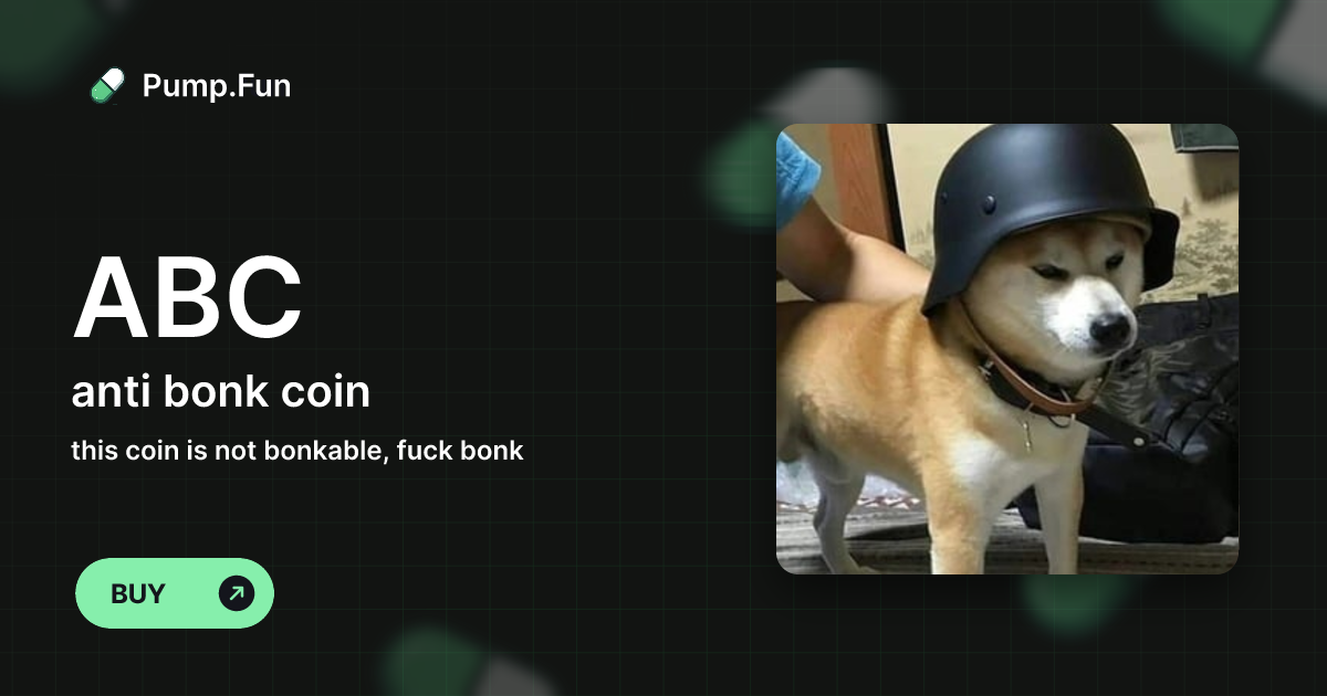 anti bonk coin (ABC) - Pump