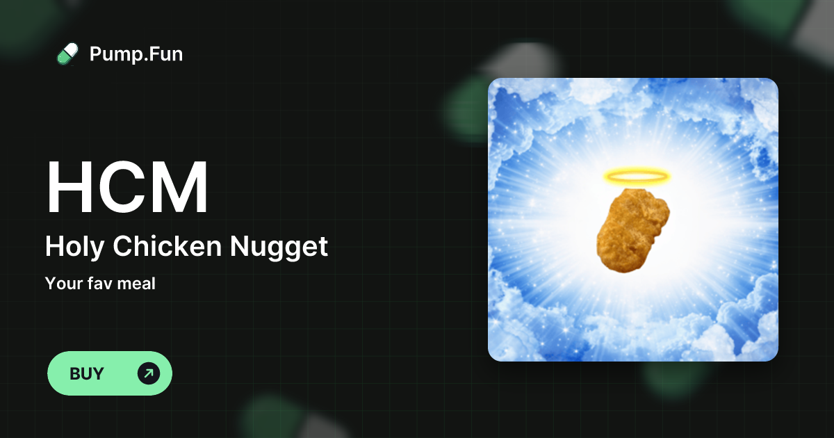 Holy Chicken Nugget (HCM) - Pump