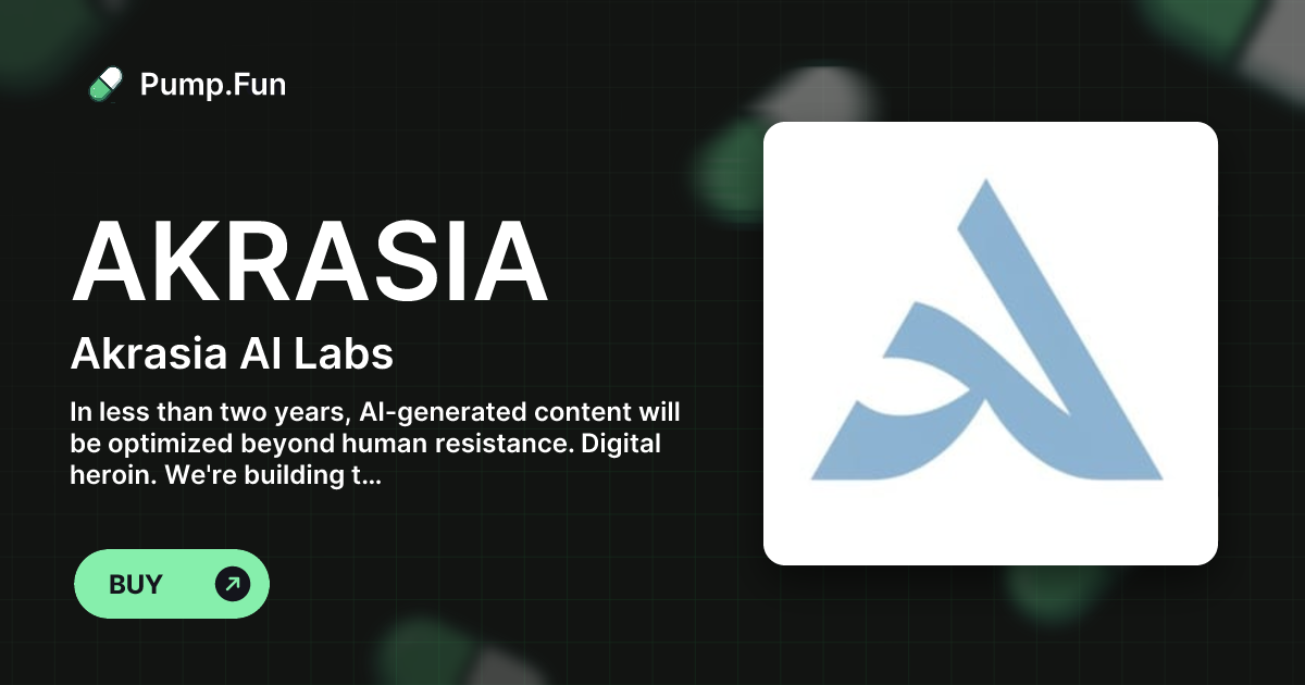 Akrasia AI Labs (AKRASIA) - Pump