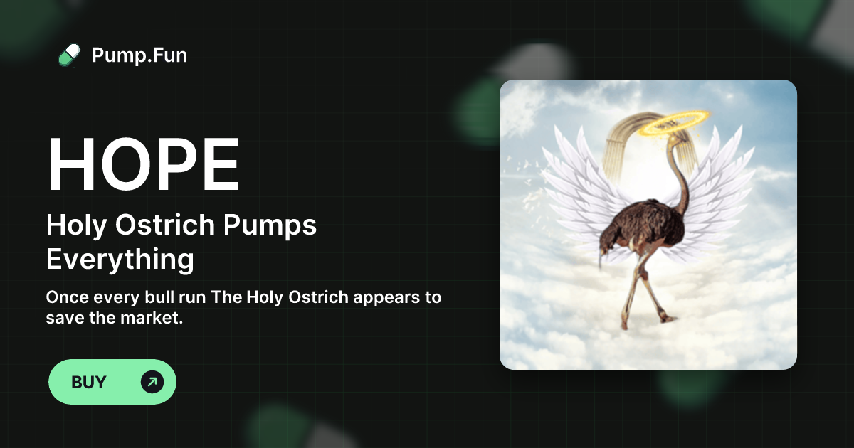 Holy Ostrich Pumps Everything (HOPE) - Pump