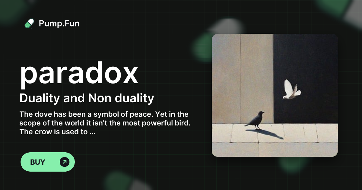 Duality and Non duality (paradox) - Pump