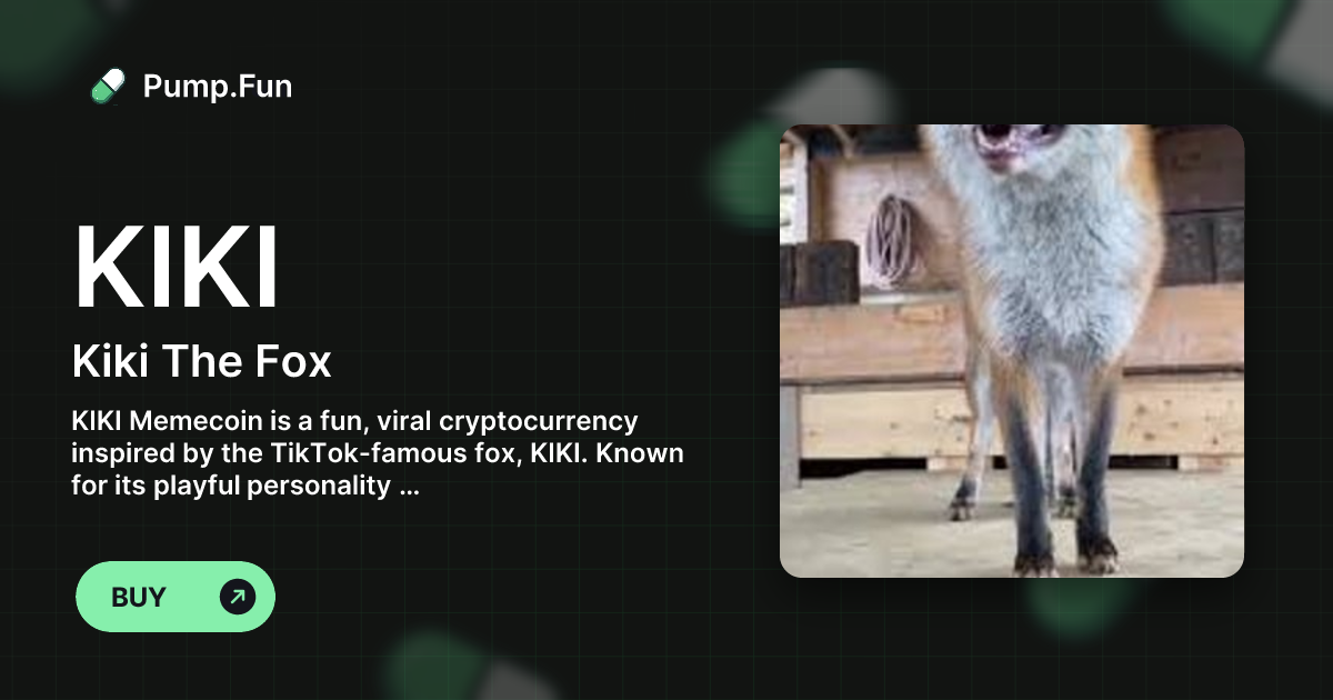 Kiki The Fox (KIKI) - Pump