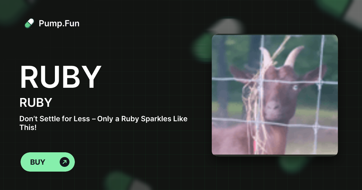 RUBY (RUBY) - Pump