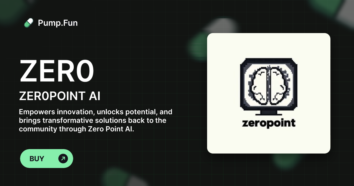ZER0POINT AI (ZER0) - Pump