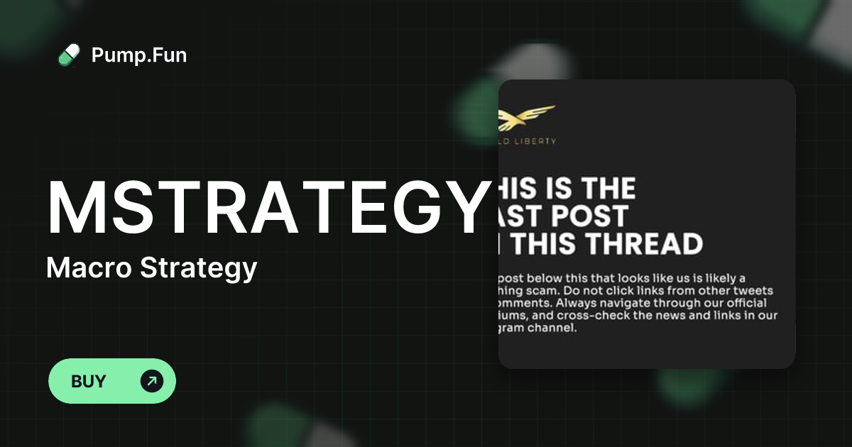 Macro Strategy (MSTRATEGY) - Pump