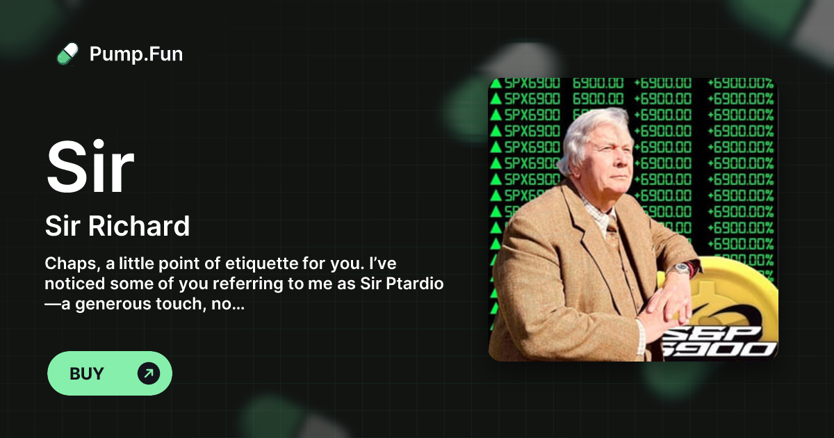 Sir Richard (Sir) - Pump