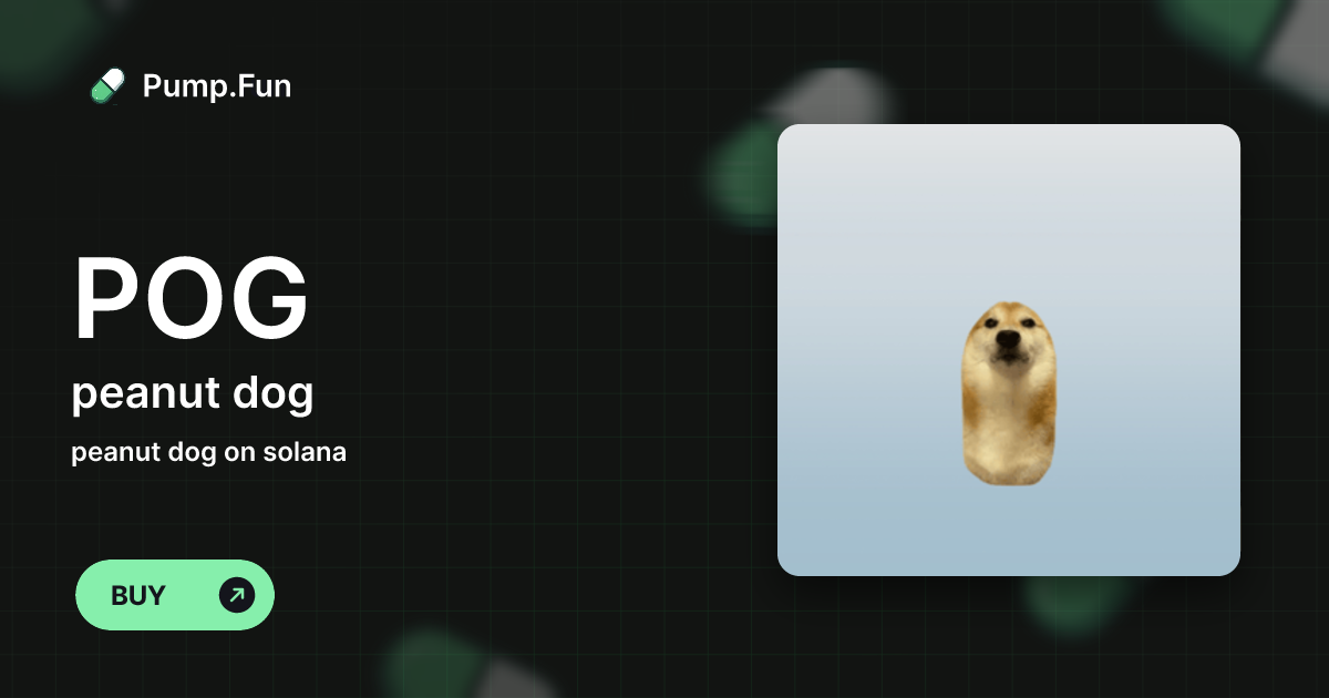 peanut dog (POG) - Pump