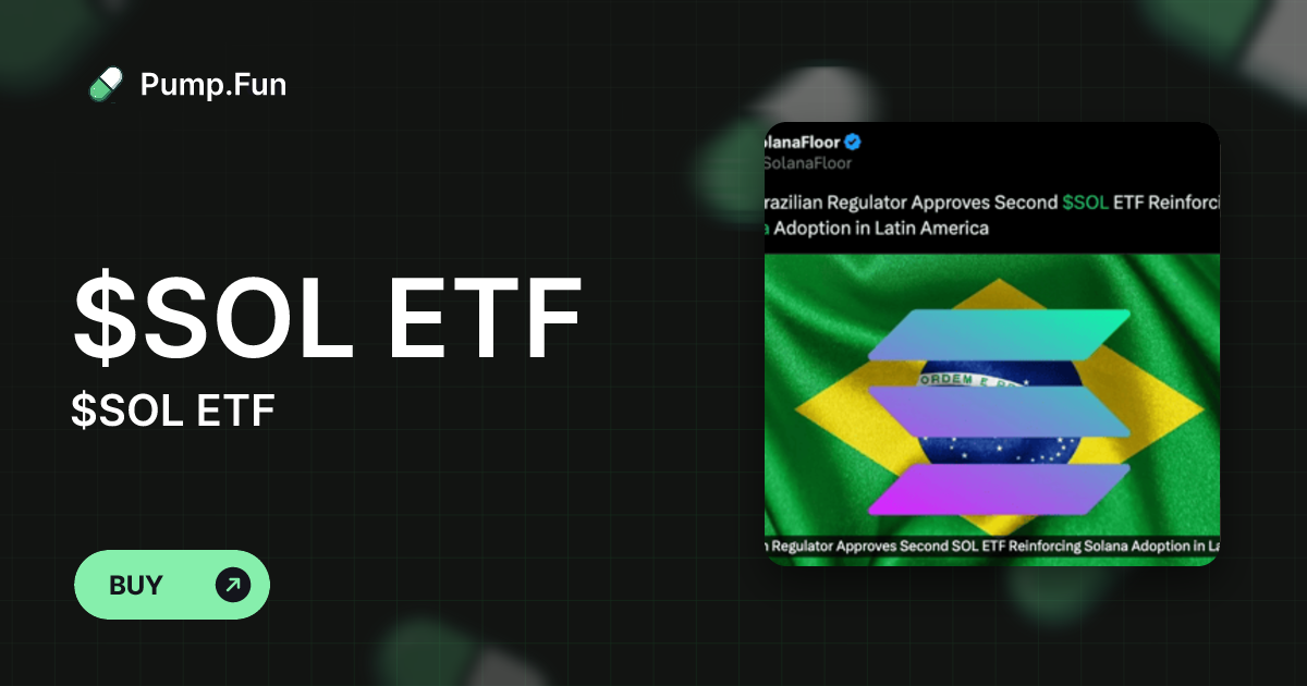$SOL ETF ($SOL ETF) - Pump