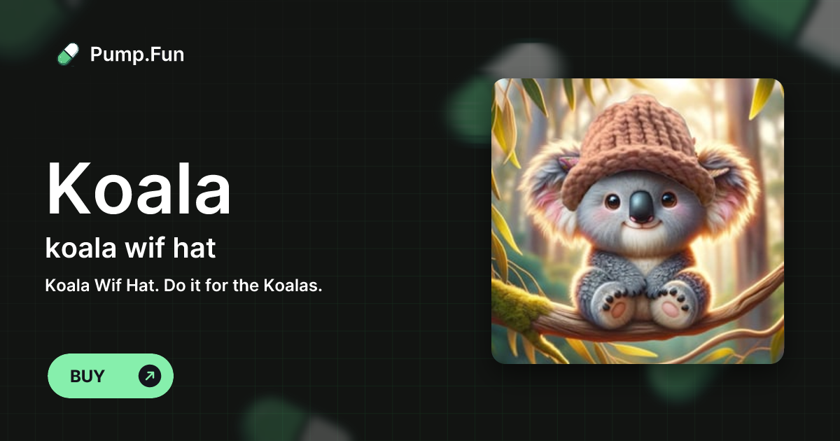 koala wif hat (Koala) - Pump