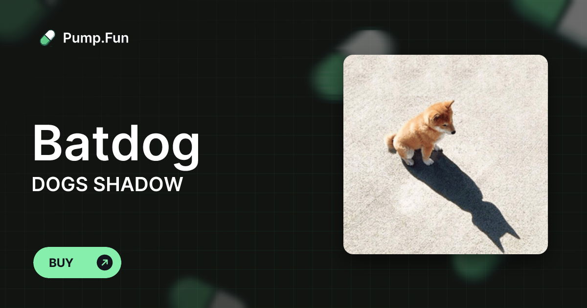 DOGS SHADOW (Batdog) - Pump