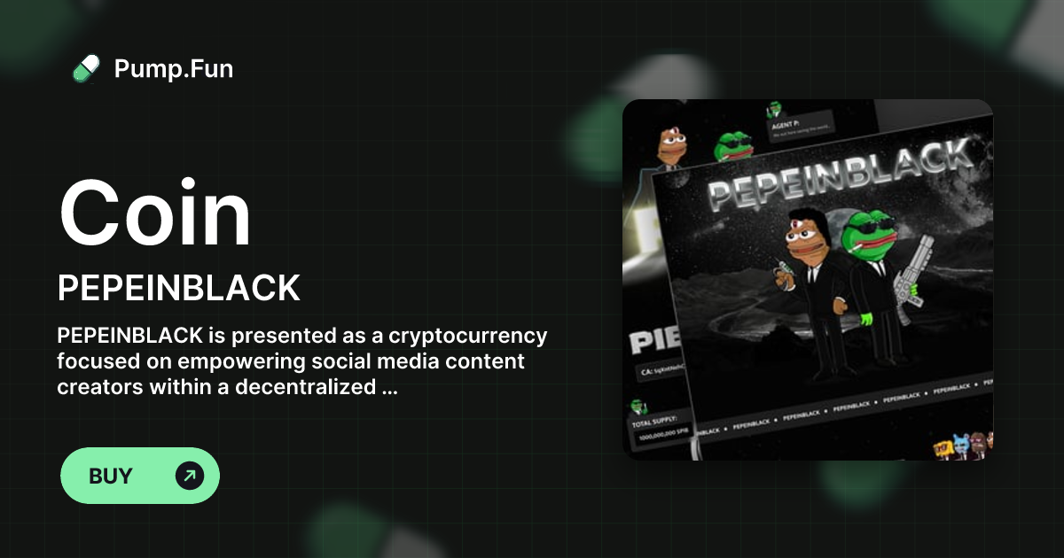 PEPEINBLACK (Coin) - Pump