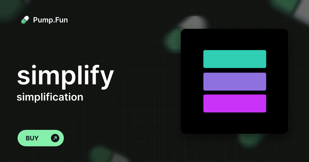 simplification (simplify) - Pump