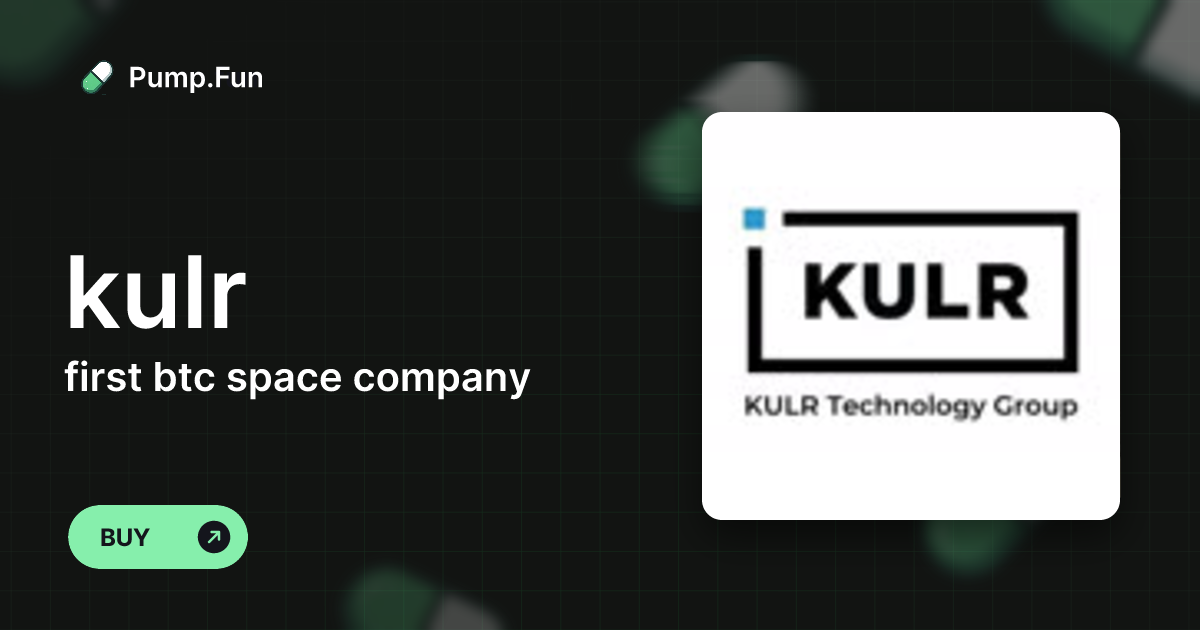 first btc space company (kulr) - Pump