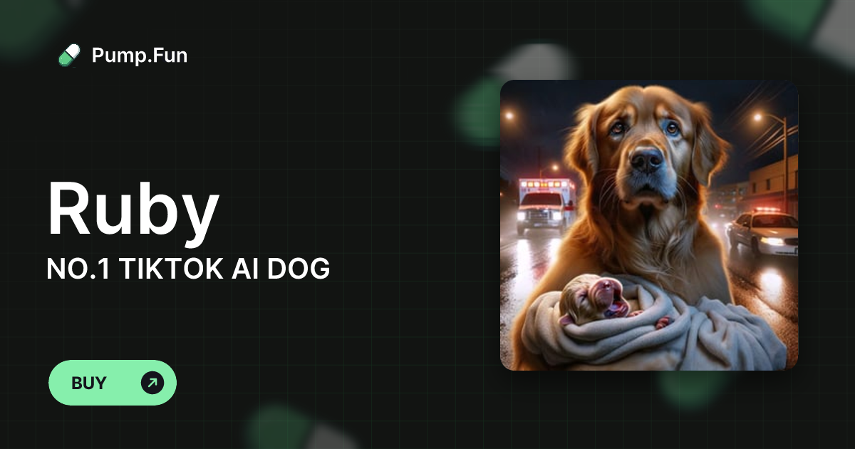 NO.1 TIKTOK AI DOG (Ruby) - Pump