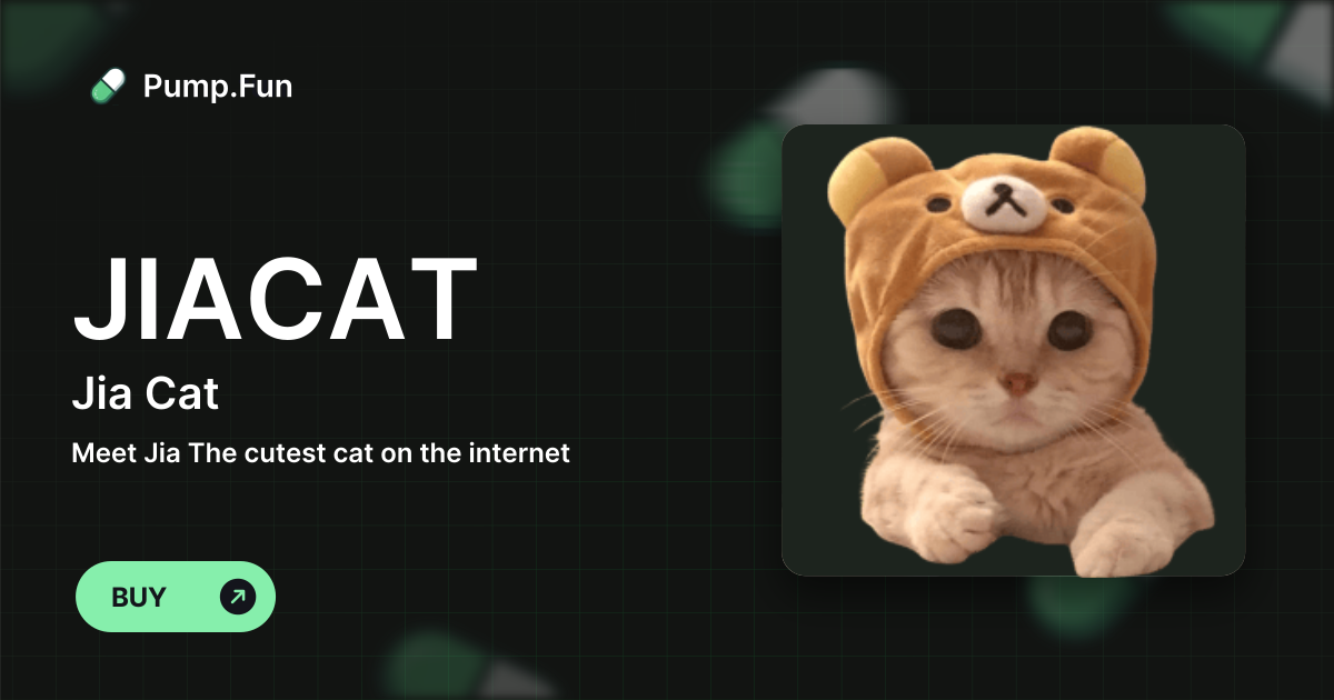 Jia Cat (JIACAT) - Pump