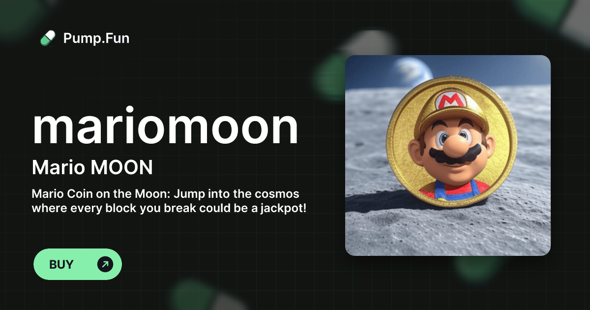 Mario MOON (mariomoon) - Pump