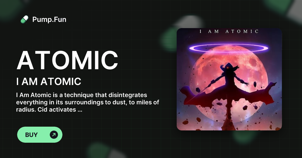 I AM ATOMIC (ATOMIC) - Pump