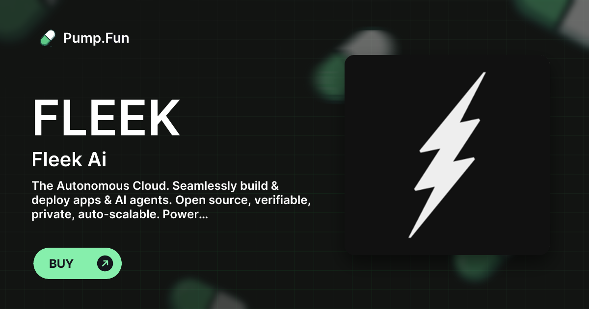 Fleek Ai (FLEEK) - Pump