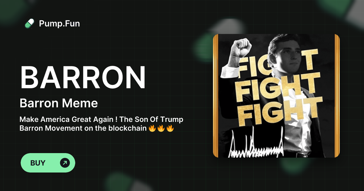 Barron Meme (BARRON) - Pump