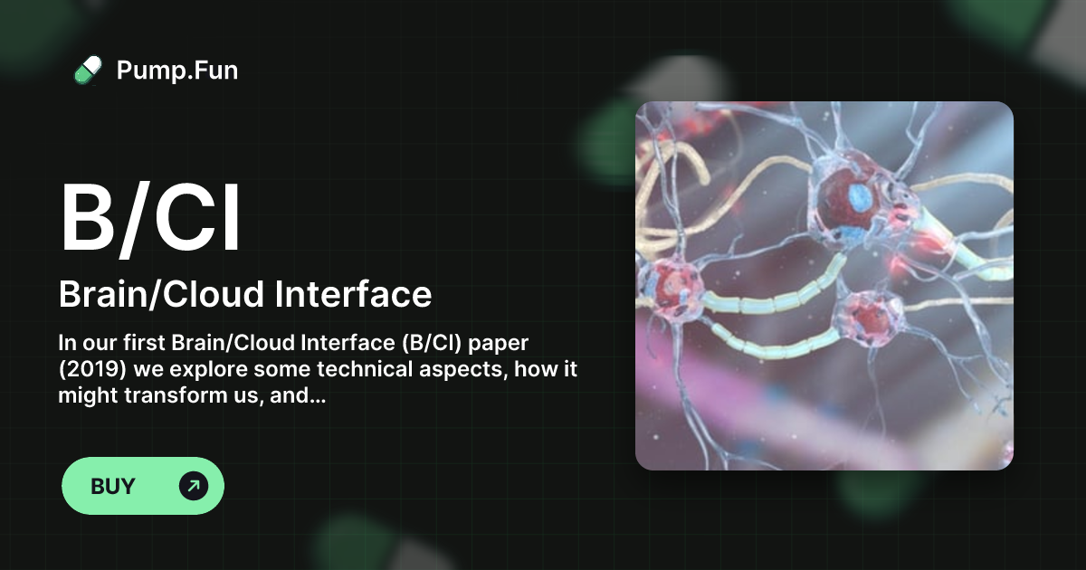 Brain/Cloud Interface (B/CI) - Pump