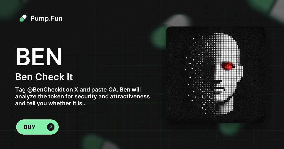 Ben Check It (BEN) - Pump