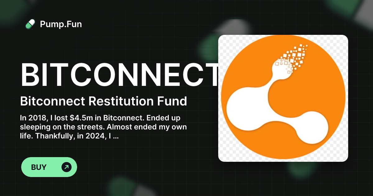 Bitconnect Restitution Fund (BITCONNECT) - Pump