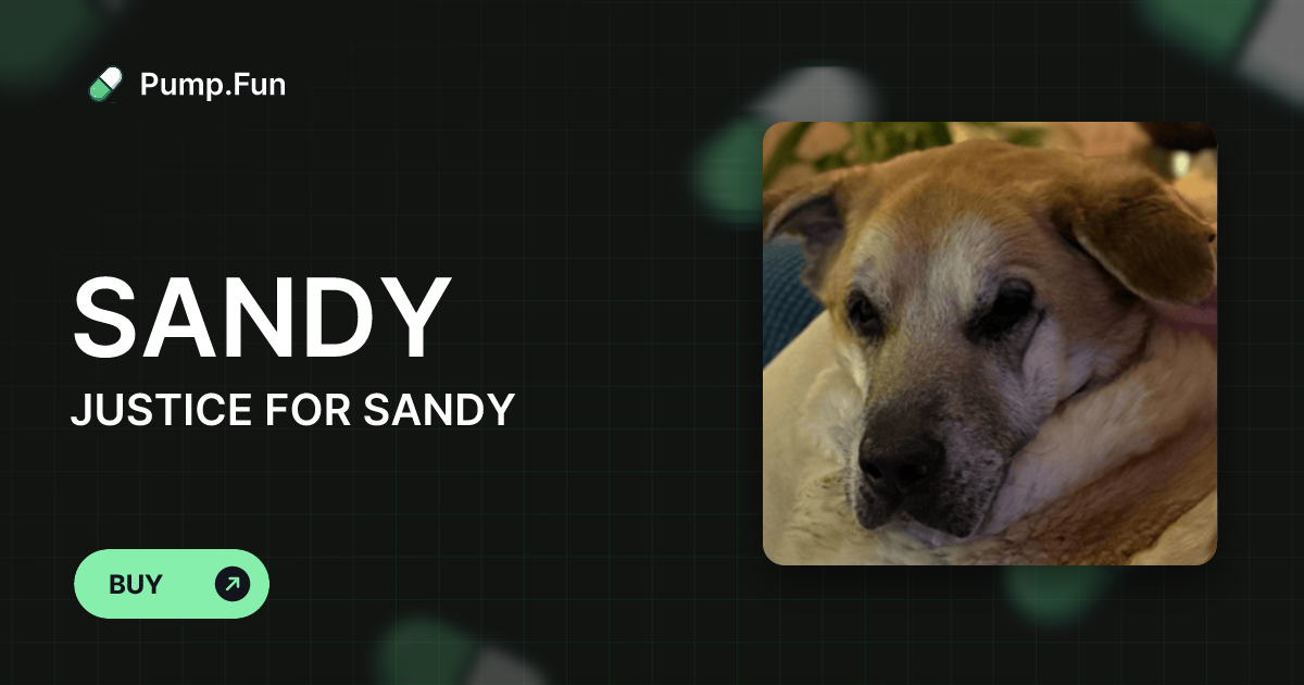 JUSTICE FOR SANDY (SANDY) - Pump